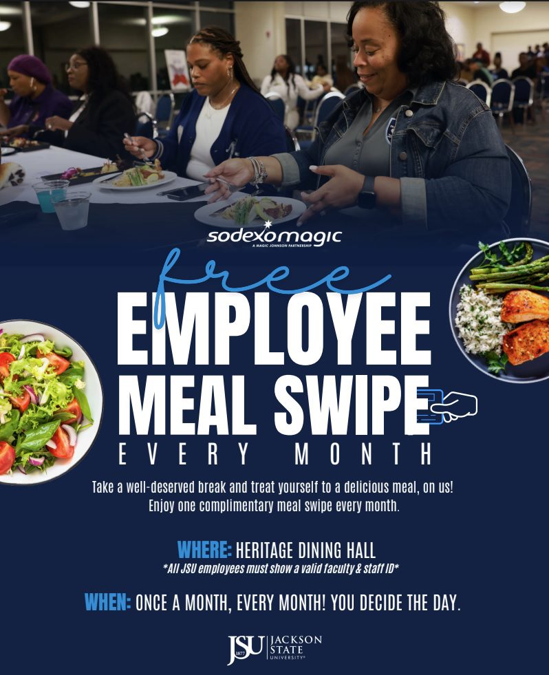 JSU Employee Meal Swipe - Auxiliary Enterprises | Jackson State University