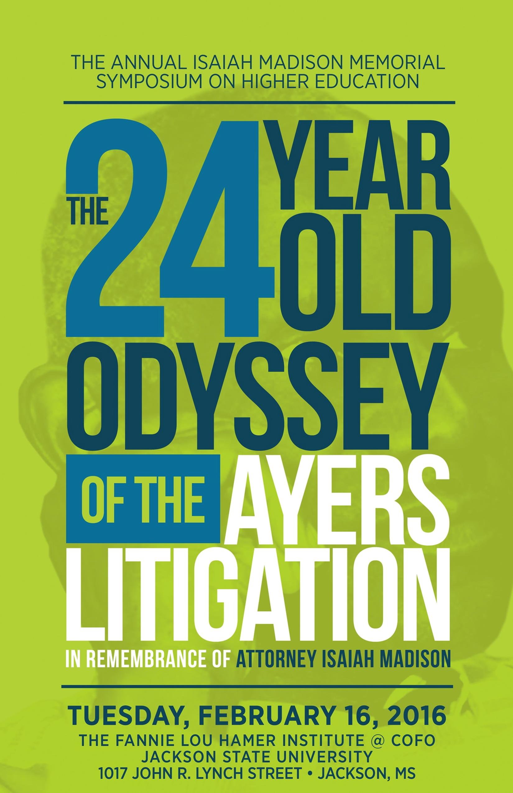 The 24 Year-old Odyssey of the Ayers Litigation: In Remembrance of ...