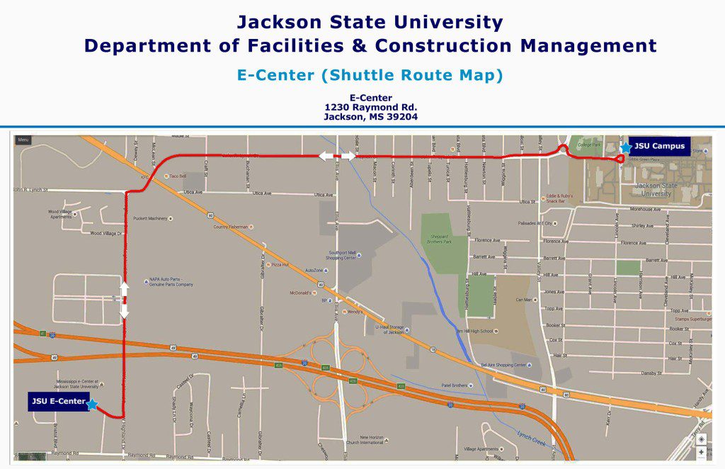 e-Center Shuttle Route - Department of Facilities and Construction ...