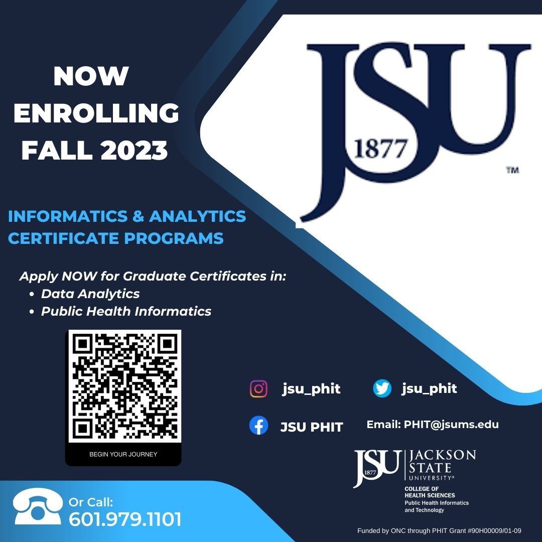 Public Health Informatics and Technology – Just another JSU Websites site