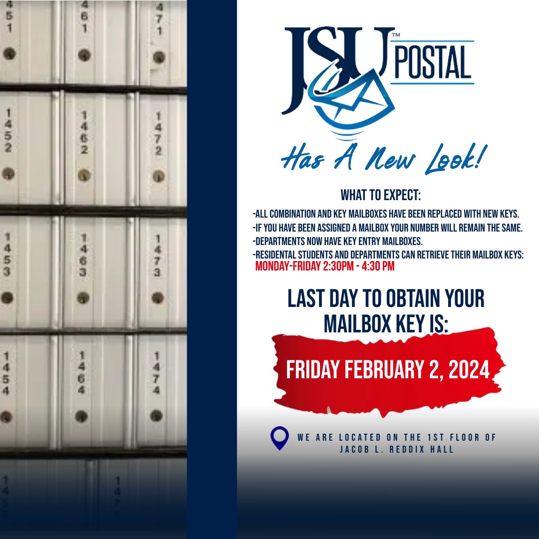 Welcome - Postal Services | Jackson State University